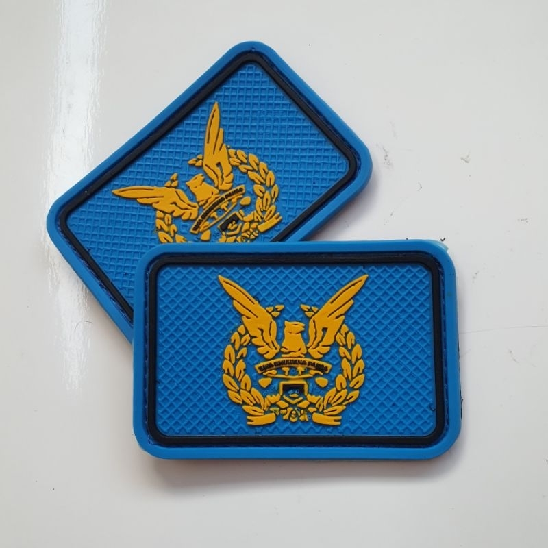 Jual patch rubber logo tni au / angkatan udara / tempelan emblem karet ...