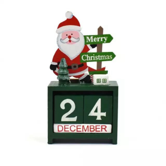Jual Jual Kalender Natal Kayu / Christmas Calendar Wooden / Kado Natal ...
