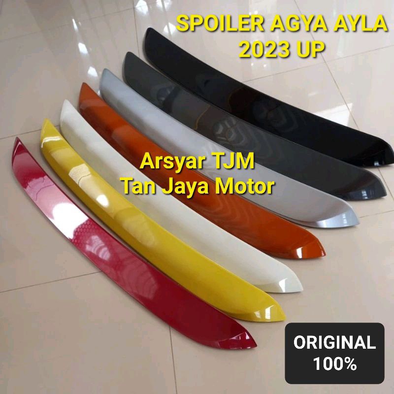 Jual Spoiler Toyota AGYA Daihatsu AYLA ORIGINAL 2023 UP | Shopee Indonesia