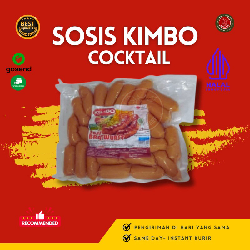 Jual Kimbo Cocktail Sausage 500gr | Sosis Cocktail Kimbo 500gr | Sosis ...