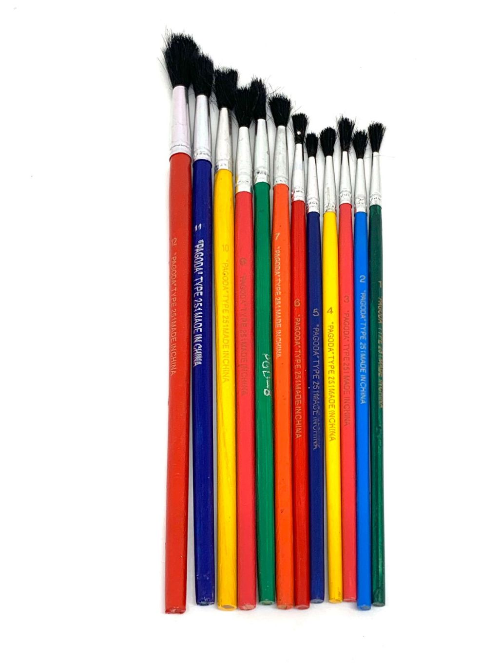 Jual Kuas Lukis Pagoda no. 1 sd 12 harga untuk (6 pcs) | Shopee Indonesia