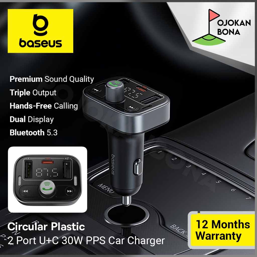 Jual Baseus Car Charger Mobil S-09 Pro Series Car FM Transmitter ...