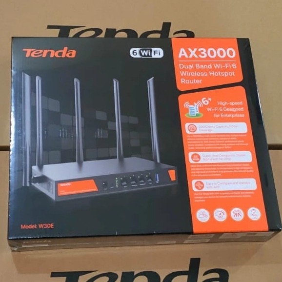 Jual Tenda W30E AX3000 WiFi 6 Dual Band Gigabit Load Balance Router ...