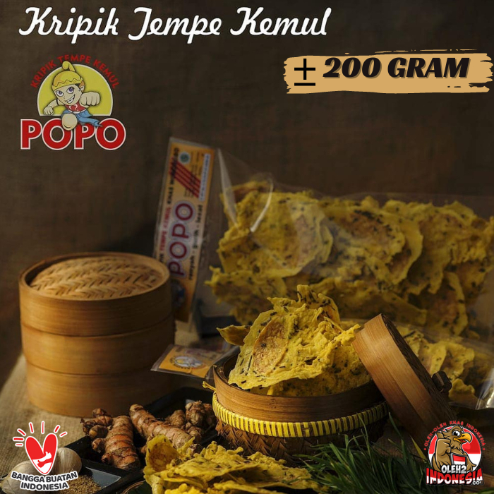 Jual Keripik Tempe Kemul Oleh oleh Khas Wonosobo Merk Popo | Shopee ...