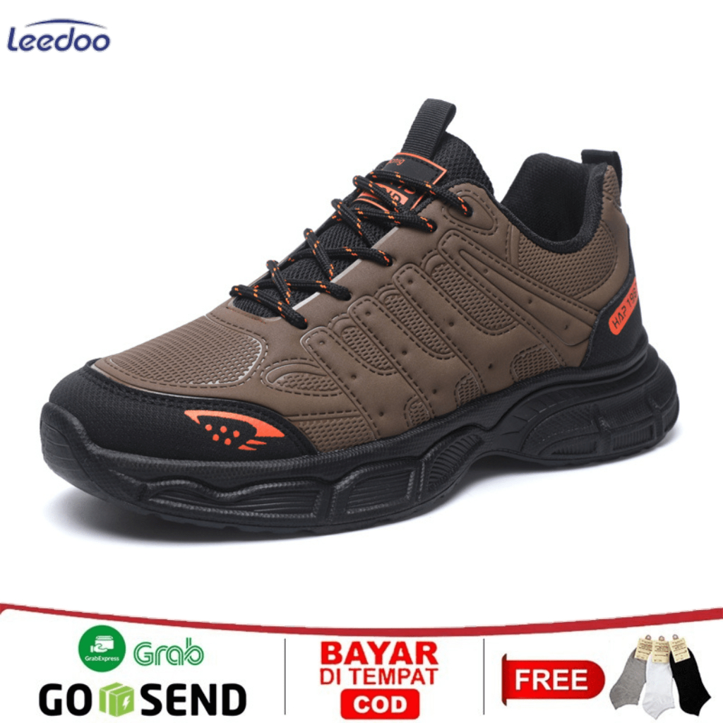Jual Leedoo Sepatu Safety Pria Hiking Shoes Gunung Cowok Sneakers Olahraga Outdoor Anti Slip ...