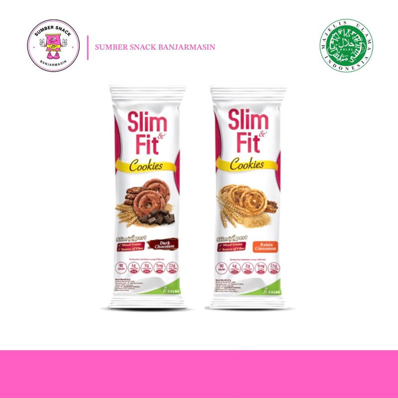 Jual Slim Fit Cookies Sachet (22g) (3 Varian Rasa) | Shopee Indonesia