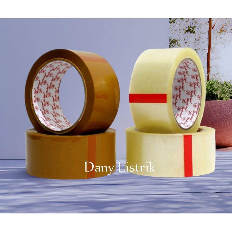Jual Lakban Bening/ Lakban Coklat/ Lakban Hitam/Lakban kain hitam ...