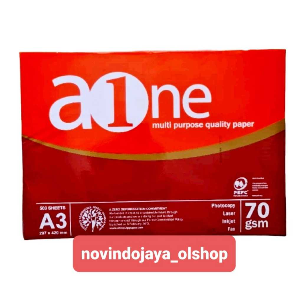 Jual KERTAS HVS AONE A3 70GR TERMURAH | Shopee Indonesia