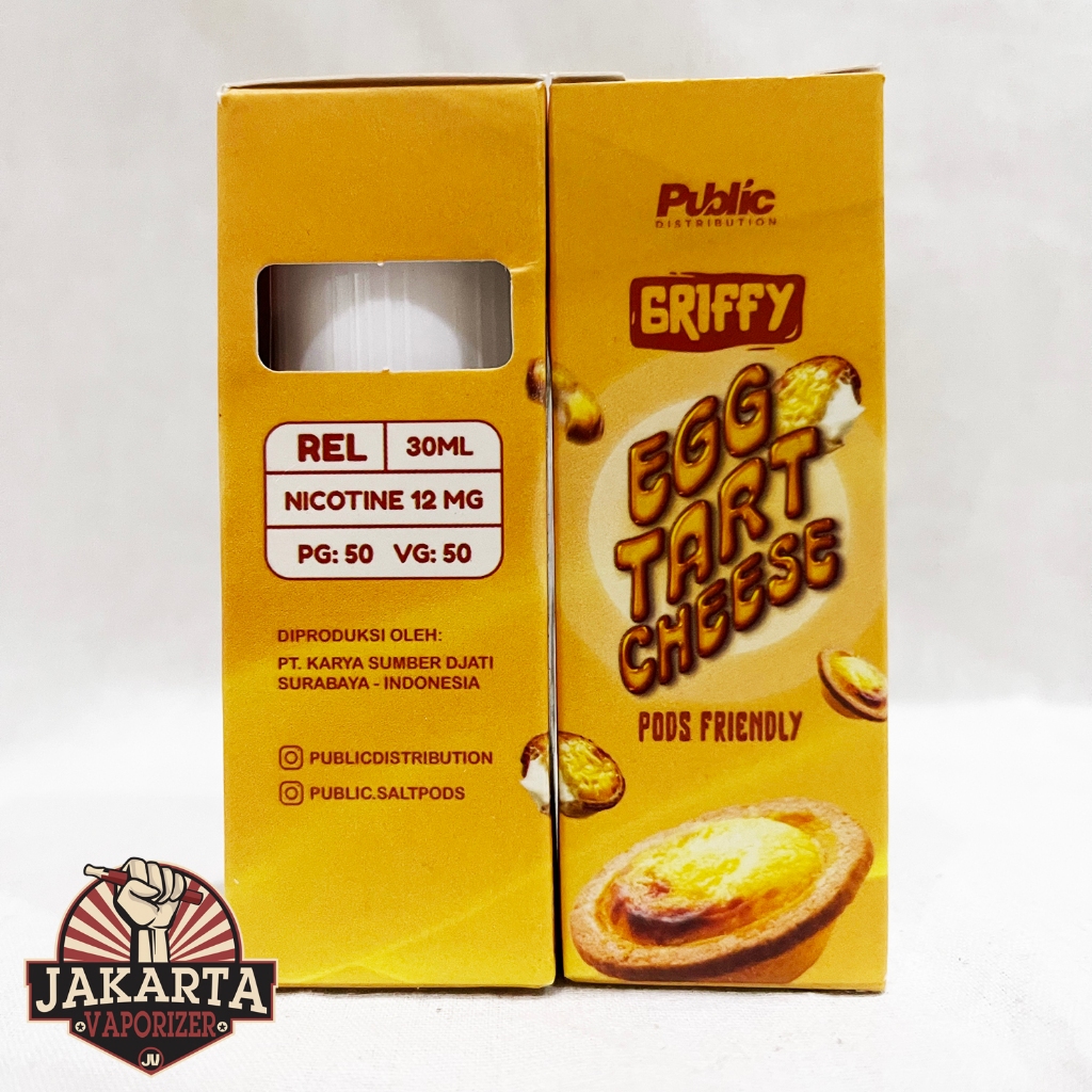 Jual PODS FRIENDLY GRIFFY EGG TART CHEESE PODS 30ML 12MG BY PUBLIC ...