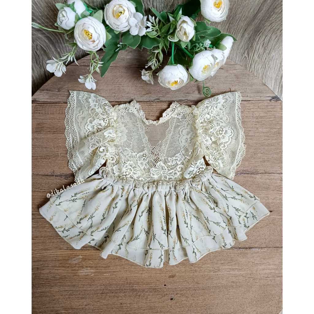 Jual Properti Foto Newborn Gardena dress newborn props, newborn girl ...