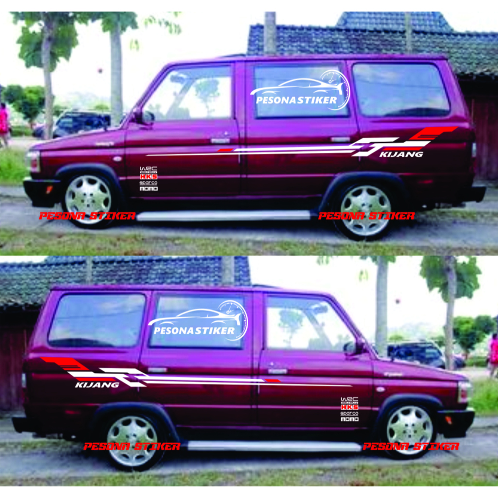 Jual Stiker Mobil Kijang Super Stiker Body Kijang Super Stiker Kijang ...