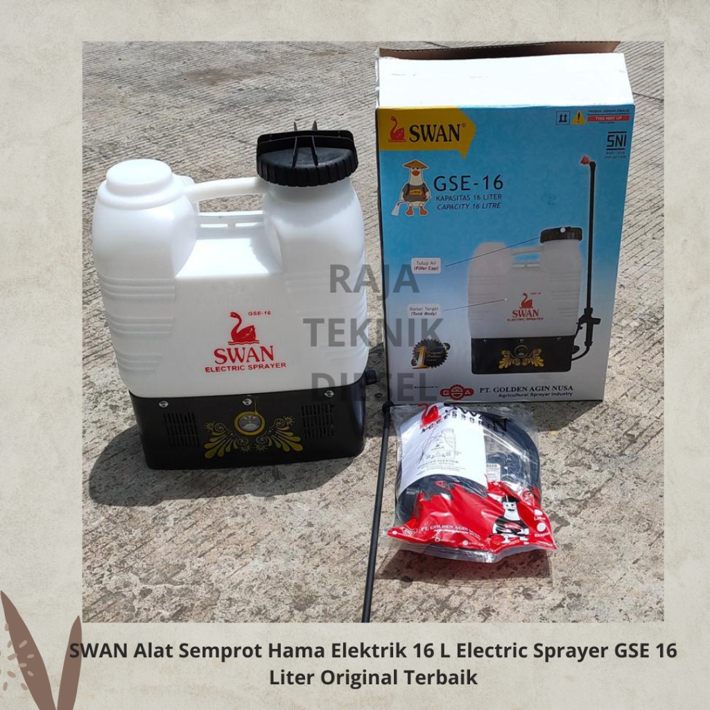 Jual SWAN Alat Semprot Hama Elektrik 16 L Electric Sprayer GSE 16 Liter ...