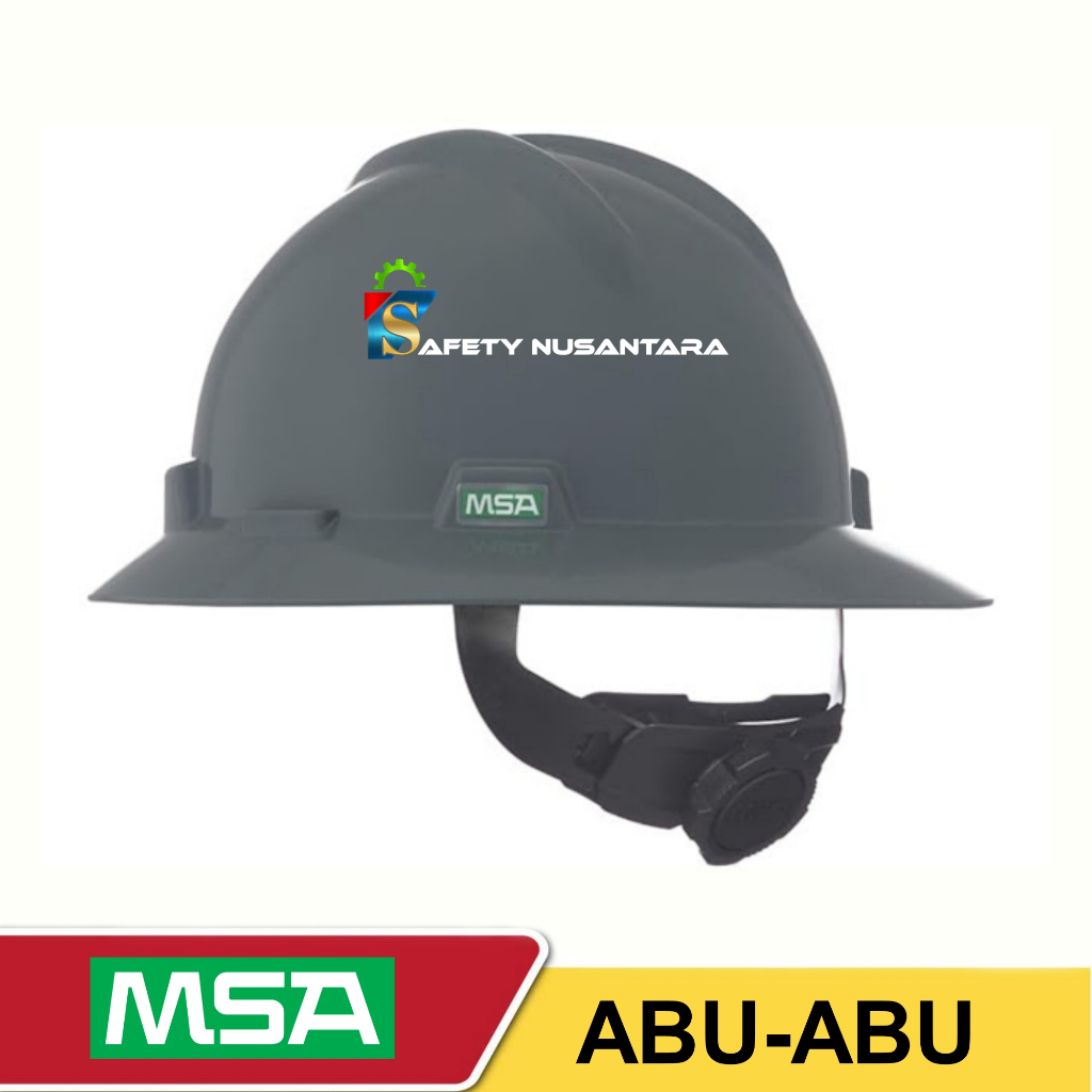 Jual Helm Safety MSA Fullbrim Original USA Lengkap Inner Fastrack Putar ...