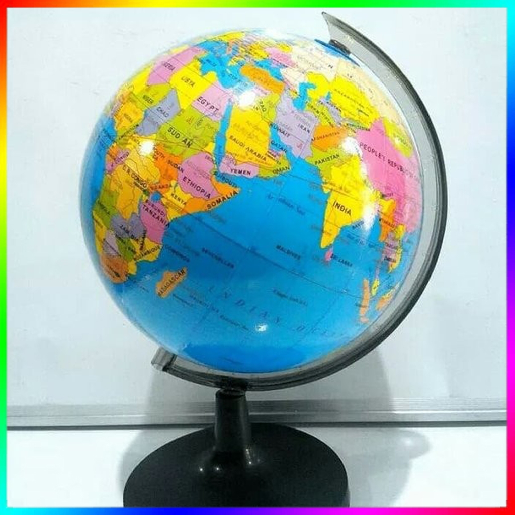 Jual GLOBE BOLA DUNIA PETA BULAT PLANET BUMI ROUND EARTH MAP PETA DUNIA ...