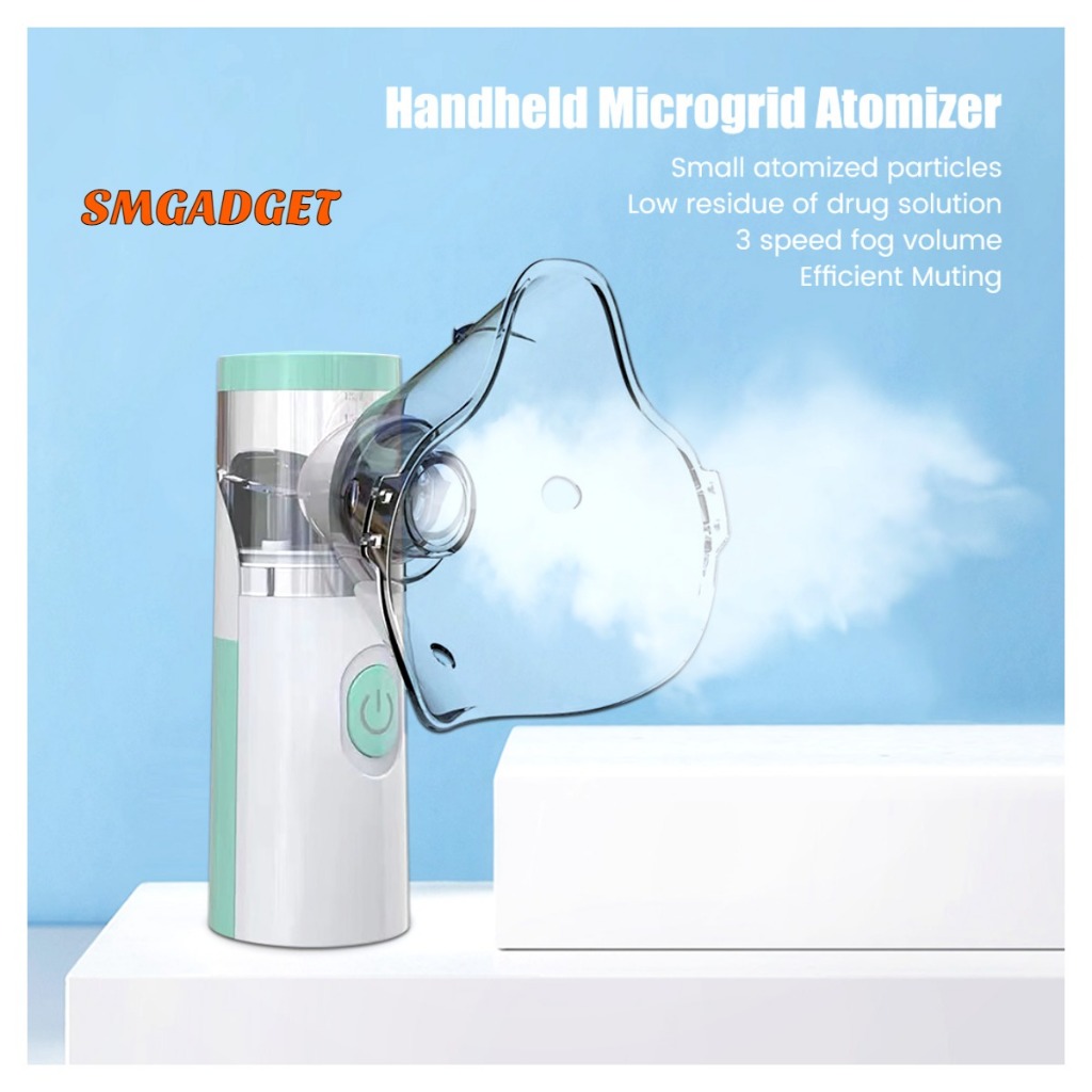 Jual TaffOmicron Alat Terapi Pernapasan Handheld Nebulizer Inhaler Atomizer | Shopee Indonesia