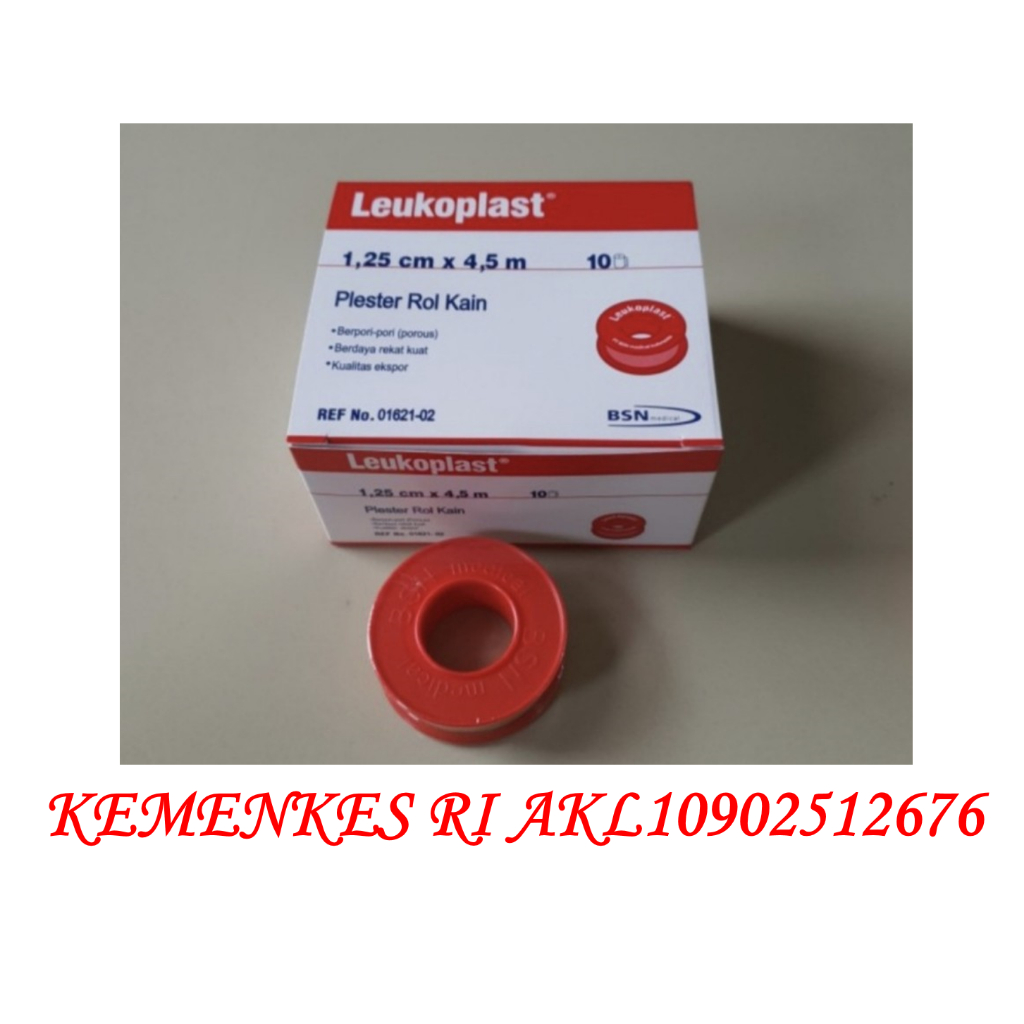 Jual Plester Roll Leukoplast 1,25 cm x 4,5 m. Leukoplas 1.25cm x 4.5m ...