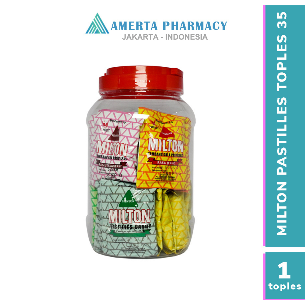 Jual Milton Pastilles Toples Isi 35 Sachet | Shopee Indonesia