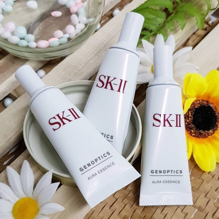 Jual SK-II SKII Genoptics Aura Essence 10ml / Ultraura Ultra Aura Essence 10ml | Shopee Indonesia