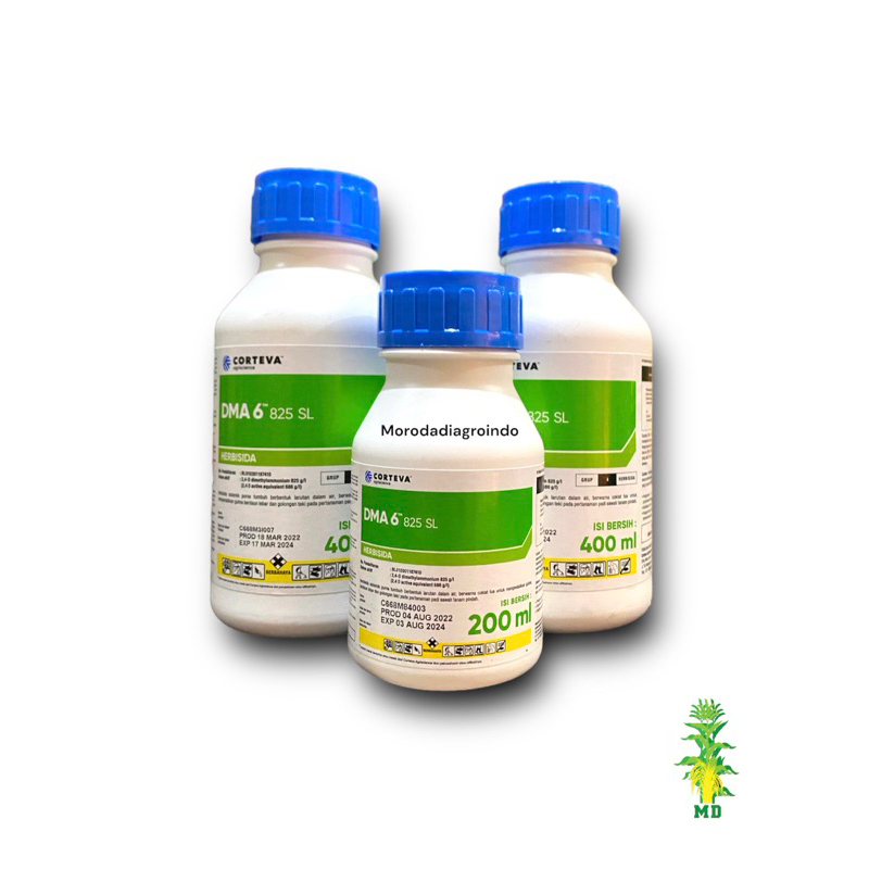 Jual Herbisida DMA 6 825 SL kemasan baru (200 ml, 400 ml) | Shopee ...