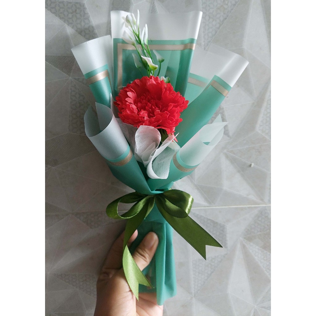 Jual Buket bunga free kartu ucapan/buketmurah/buket satu tangkai ...