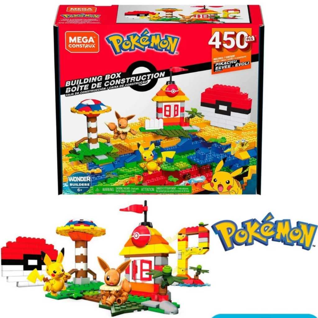Jual Mega construx Pokemon pikachu lego building box Original | Shopee ...