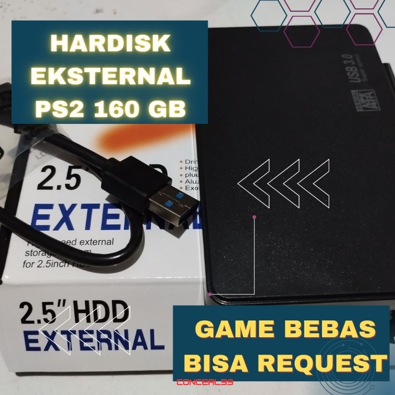 Jual HARDISK EKSTERNAL PS2 160GB | Shopee Indonesia
