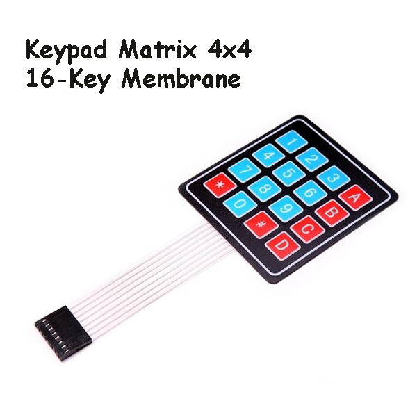 Jual Keypad 4x4 Matrix 16 Key Keyboard Membrane Membran Switch | Shopee Indonesia