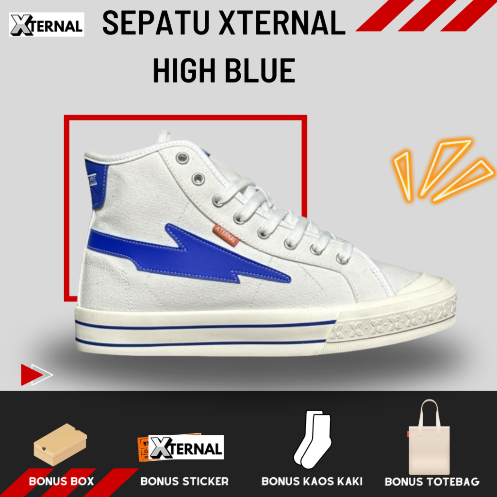 Jual Sepatu Xternal Sepatu Sneakers Casual Pria Lokal Brand Terbaru ...