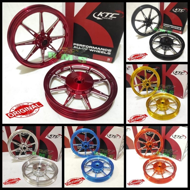 Jual Velg Pelak Velek Racing KTC TWO TONE CNC Vario125 Vario150 Beat ...