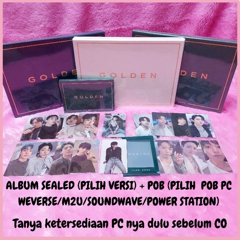 Jual (wajib baca deskripsi) READYSTOCK ALBUM JUNGKOOK BTS GOLDEN SEALED + POB WEVERSE / LUCKY ...