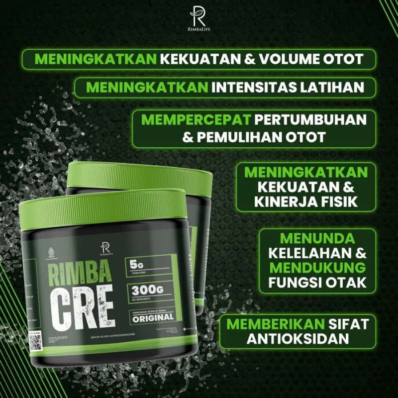 Jual Rimba Cre Creatine Monohydrate 150 gr gram dan 300 gr 300 gram ...