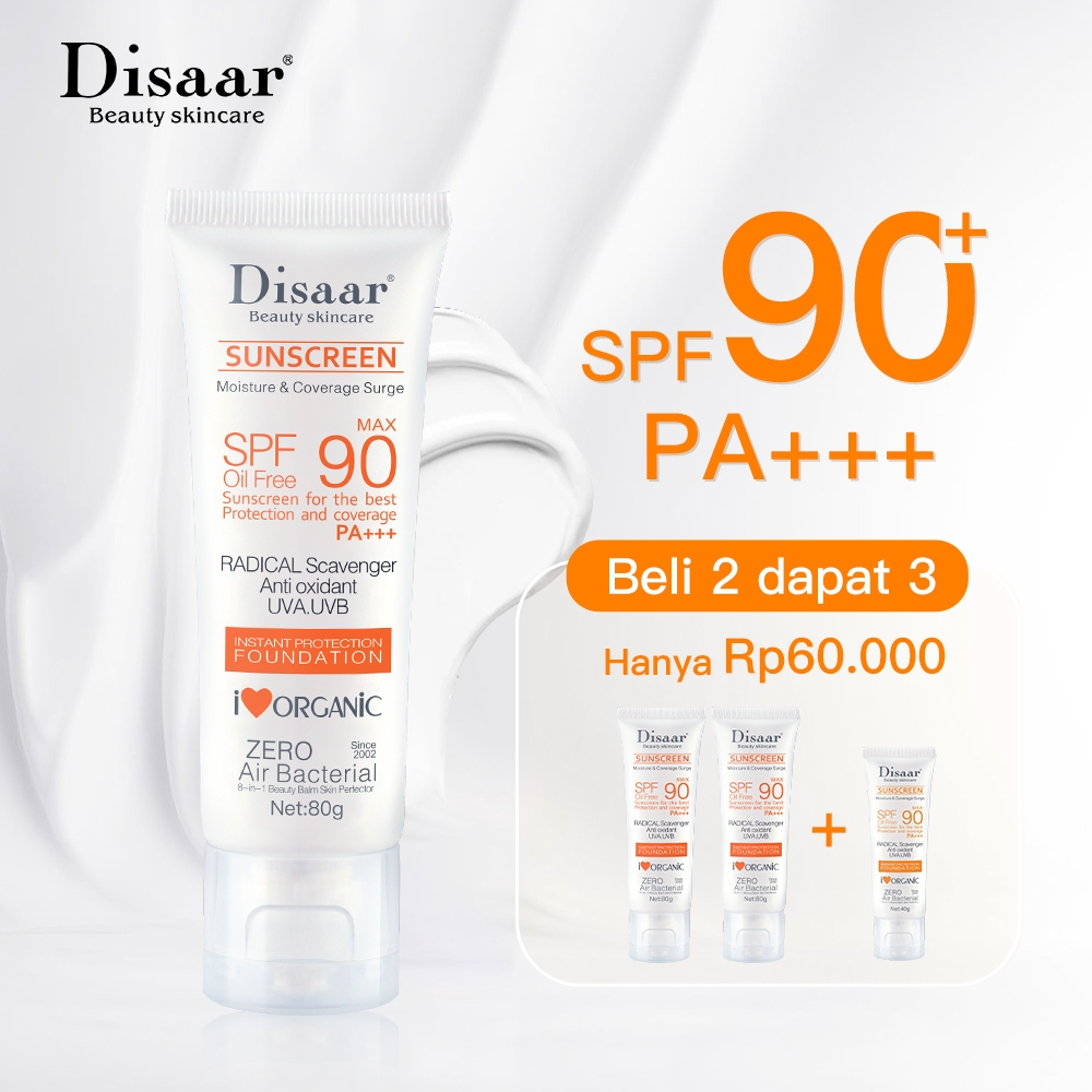 Jual 【Beli 2 Gratis 1】Disaar SPF90 PA+++ Sunblock Badan Krim Sunscreen ...