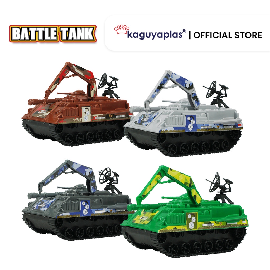 Jual Mainan Anak Mobil Tank Militer KGP 185 Kaguyaplas | Shopee Indonesia