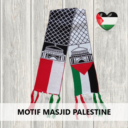 Jual Syal Rajut Palestina - Syal Sorban Rajut Komputer Motif Slayer ...