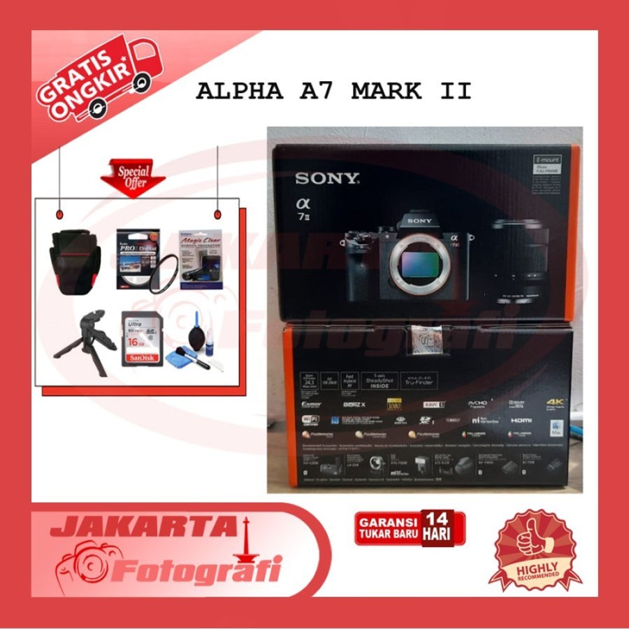 Jual Sony Alpha a7 II A7 Mark II Kit 28-70mm Lens | Shopee Indonesia