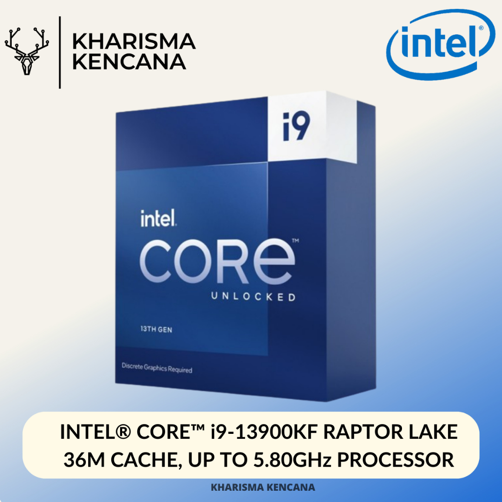 Jual INTEL CORE i9-13900KF RAPTOR LAKE 24 CORE 32 THREADS LGA1700 ...