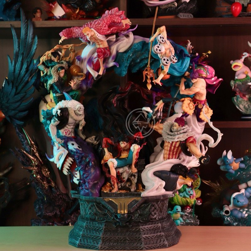 Jual Luffy throne one piece luffy all enemy pirate enemy 47.5cm by Last ...