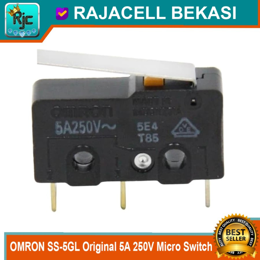 Jual OMRON SS-5GL Original 5A 250V Limit Switch Micro Switch Endstop Saklar | Shopee Indonesia