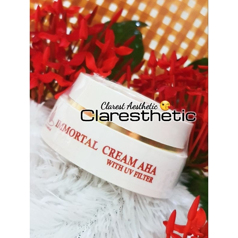 Jual IMMORTAL CREAM AHA WITH UV FILTER (sunblock spf 30 dengan ...