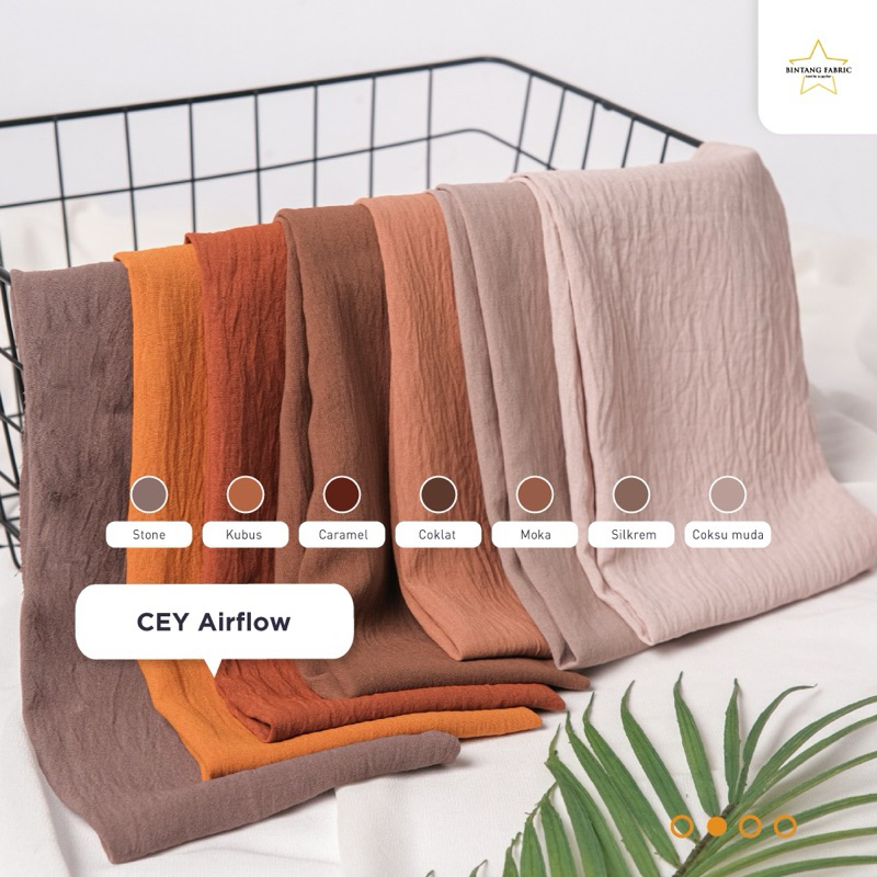 Jual Bahan Kain CEY Airflow Crinkle per 1 meter | Shopee Indonesia