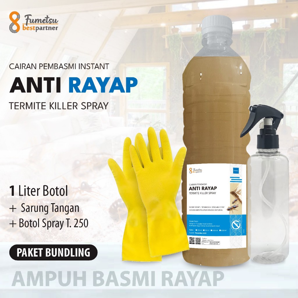 Jual Obat Cairan Anti Rayap Pembasmi Rayap Racun Refiil Kemasan 1 Liter ...