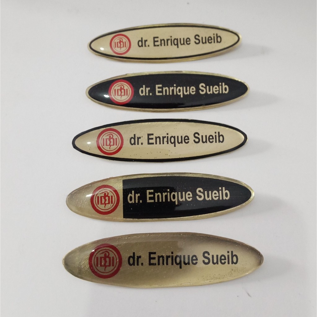 Jual name tag dokter - name tag logam oval | Shopee Indonesia