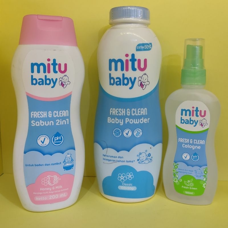 Jual [ MITU ] Paket Lengkap 2in1 , Talk 100 , Col 100ml | Shopee Indonesia