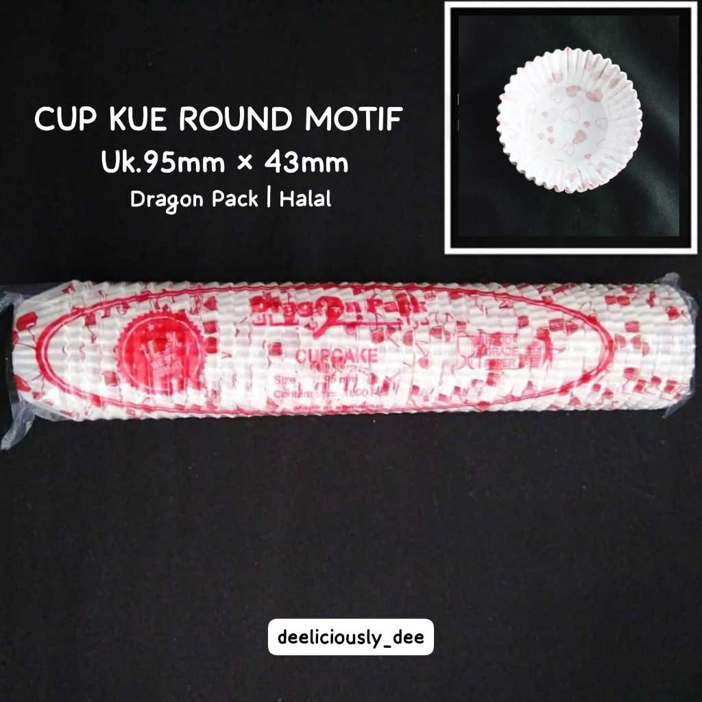 Jual [Roll 1000pcs] Cup Kue 95x43mm Motif Cup Case Cake - Dragon Pack ...