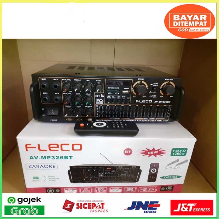 Jual Power Amplifier Fleco BT 326 - Amplifier Bluetooth - Amplifier ...