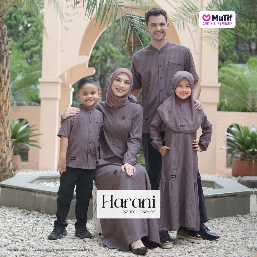 Jual SARIMBIT MUTIF Harani / Wild Purple / Gamis Harani / Little Harani ...