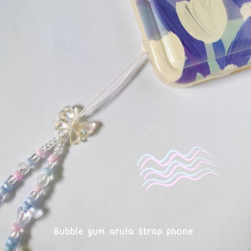 Jual Arula Strap Phone - bubble gum, aesthetic strap phone, strap hp ...