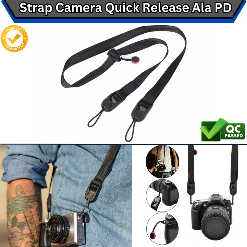 Jual STRAP CAMERA Model Pin Quick Release Camera Ala PD Peak Design ...