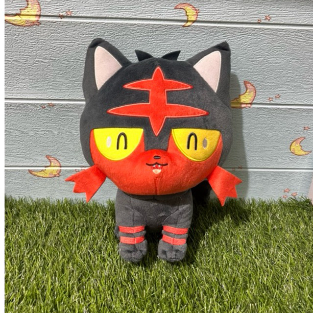 Jual Boneka Plush Size Besar Pokemon Litten Happy Original Banpresto ...