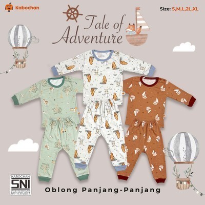 Jual Kabochan Setelan Lengan Panjang Celana Panjang | Shopee Indonesia